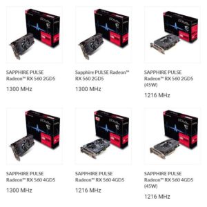 Обзор видеокарты AMD Radeon RX 560 (2 и 4 Gb)